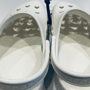 CROCS | Shoes | White Disney Crocs With Mickey Mouse Logo | Poshmark